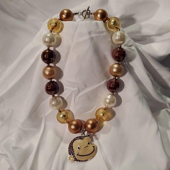 Jackie Sherwood | Accessories | Newcurious George Chunky Necklace | Poshmark